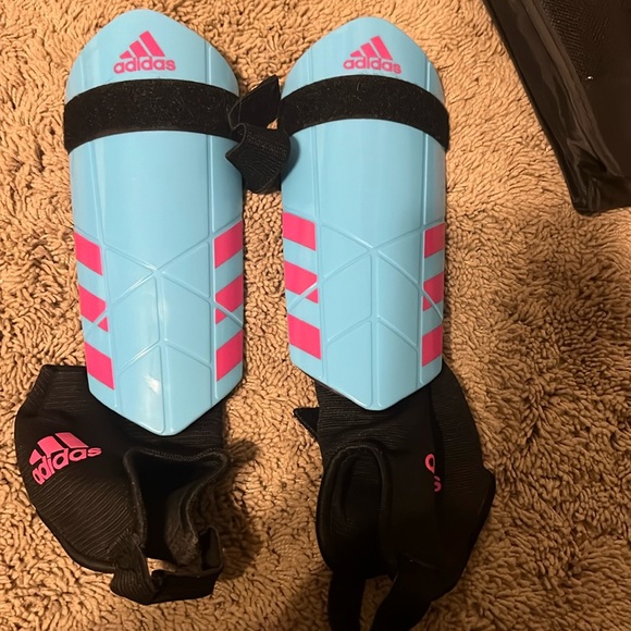 adidas | Other | Adidas Shinguards For Soccer With Ankle Straps And ...